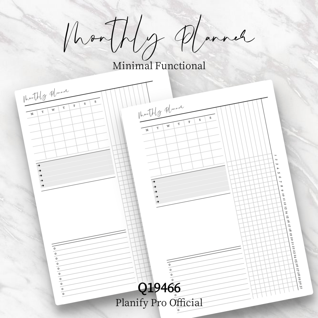 Minimal Planner Collection