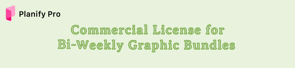 Commercial License for Graphic Bundles