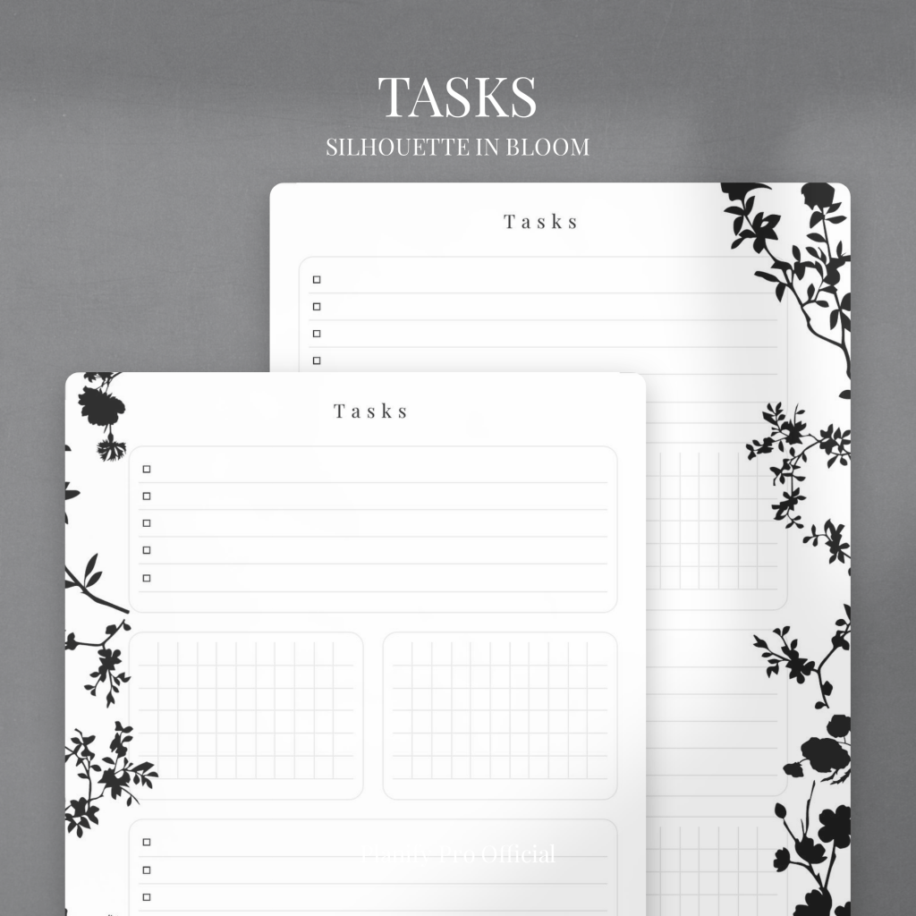 Tasks - Silhouette in Bloom - Planify Pro