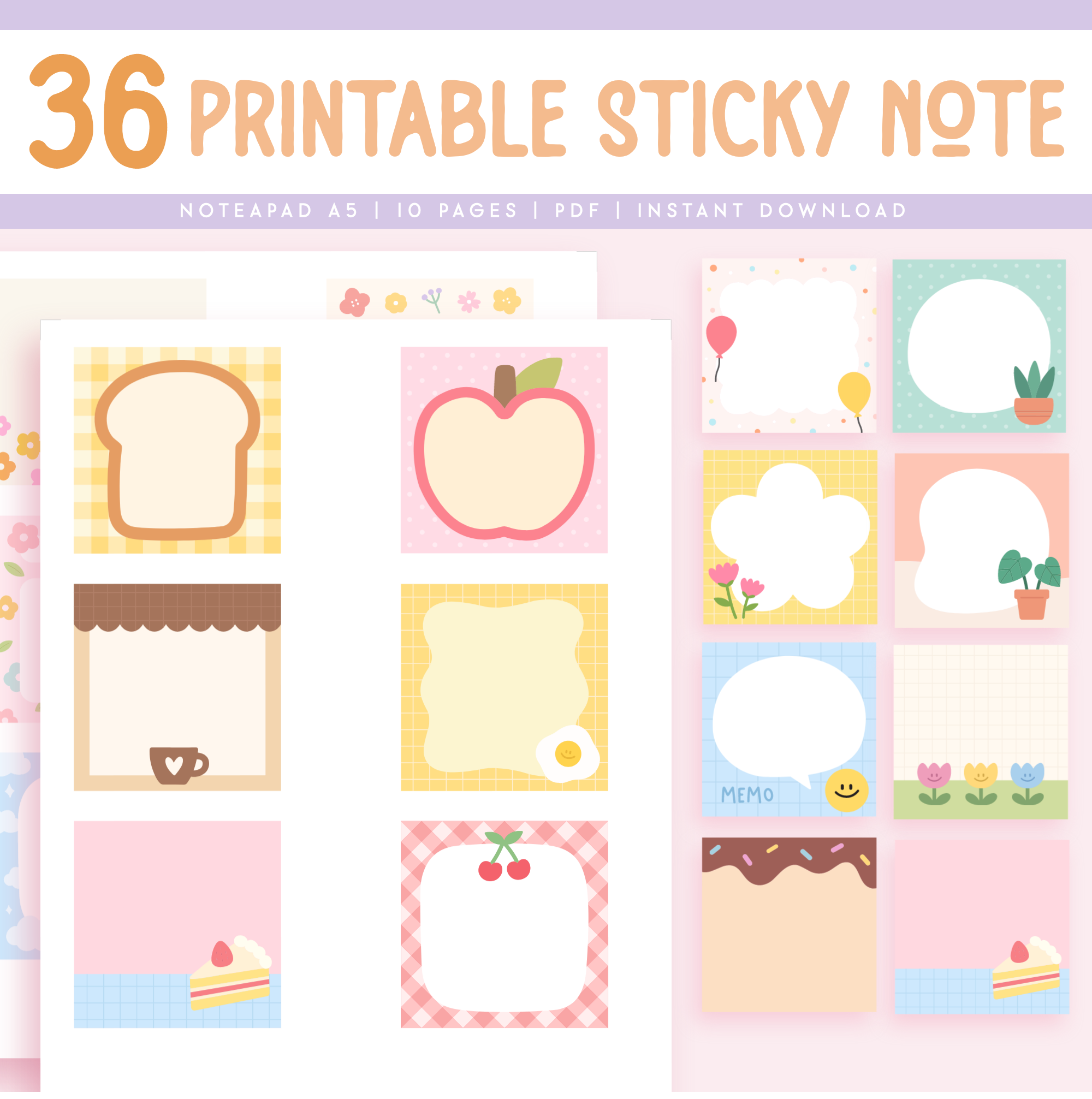 New Sticky Note Doodle Collection