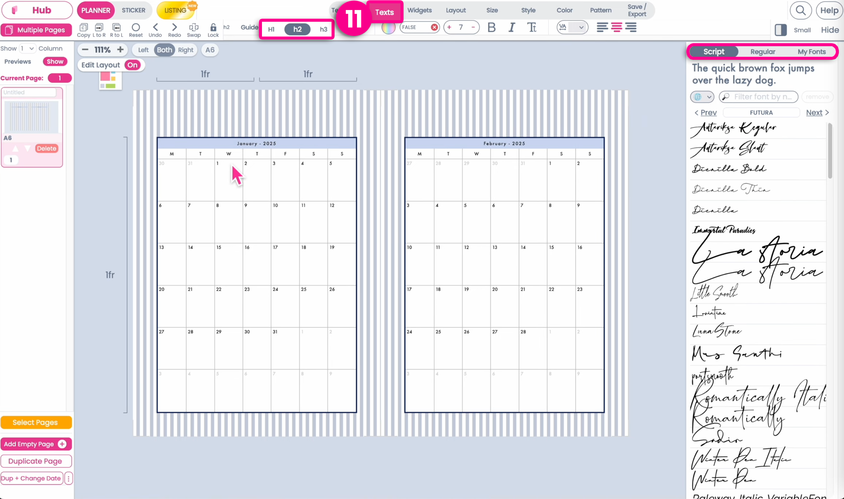 How To Make Desk Calendar - Planify Pro