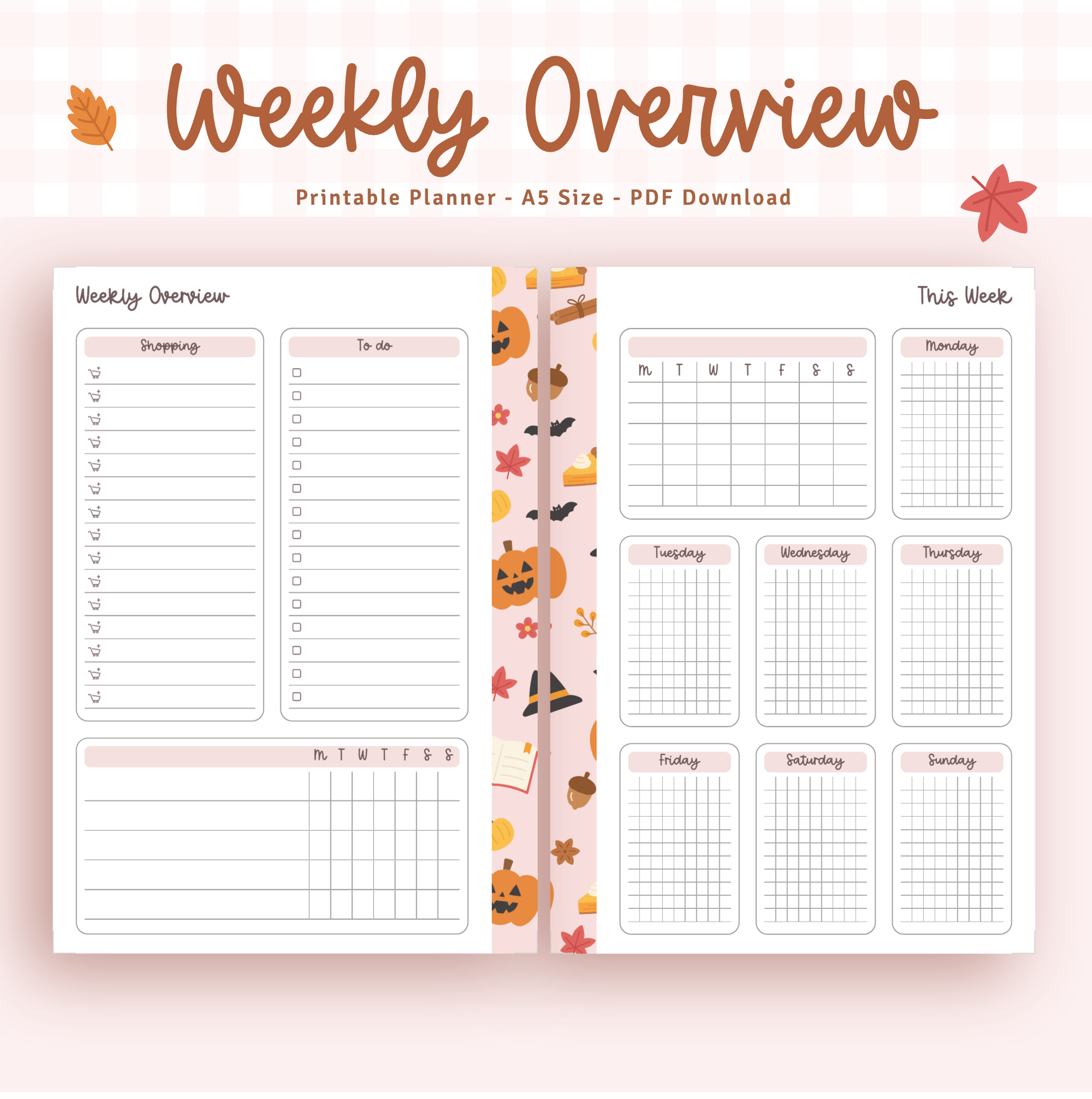 Weekly Overview (1) - Hello Fall - Planify Pro