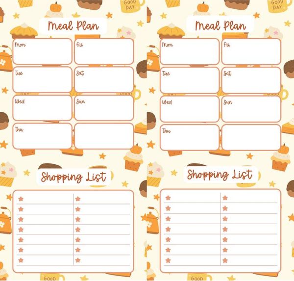 Meal Plan - Hello Fall - Planify Pro