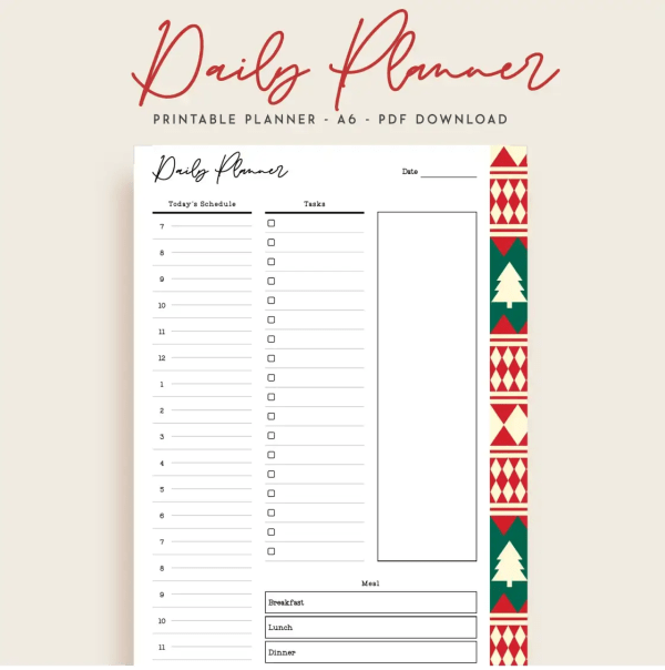 Daily Planner - Christmas Spirit - Planify Pro