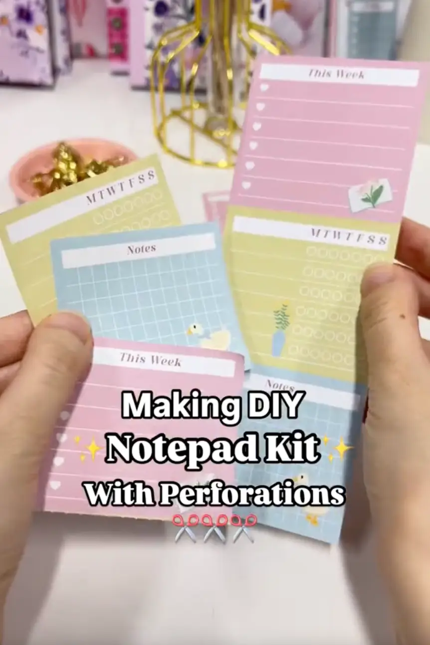 DIY Perforated Notepad - Planify Pro