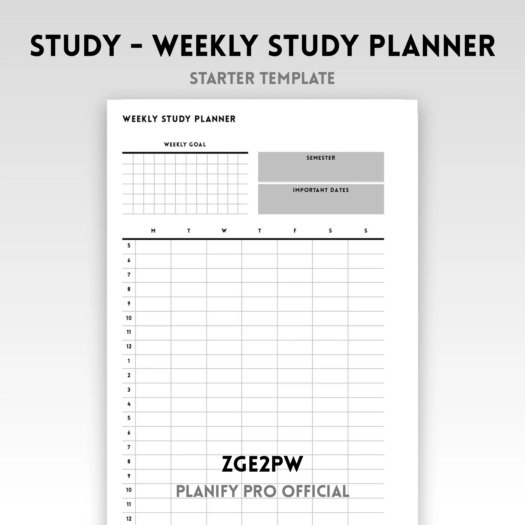 Create Beautiful Planners with Planify Pro