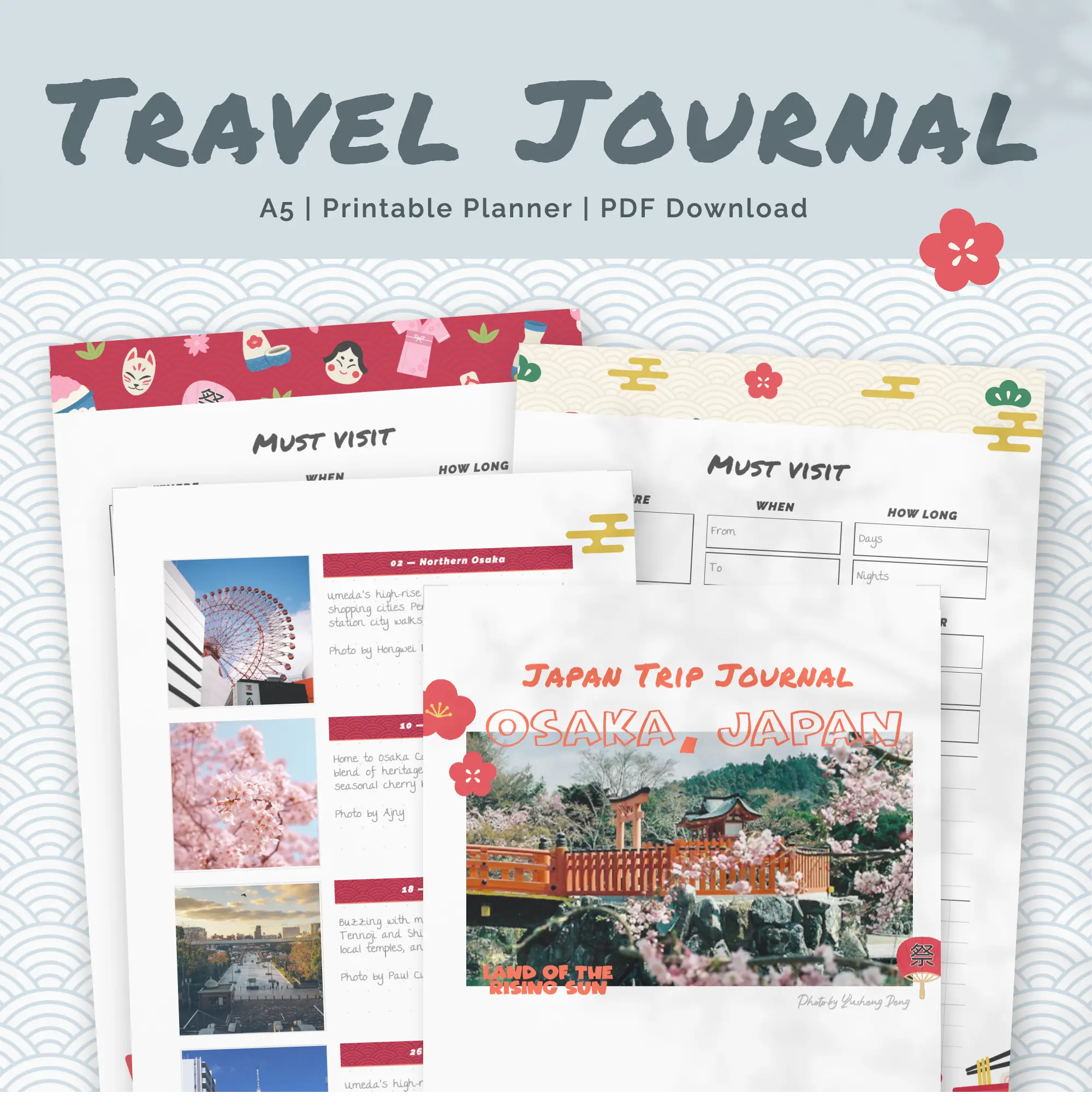 Travel Journal - Trip to Japan - Planify Pro